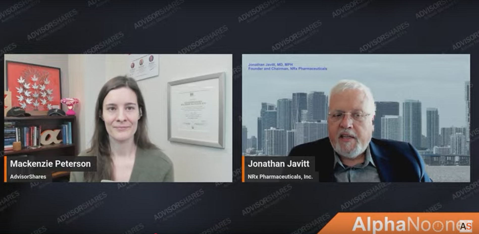 Dr. Jonathan Javitt, Founder, Chairman and CEO of NRx Pharmaceuticals ...